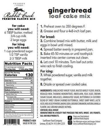 Quick Bread Mixes – Sunflower Food Co.